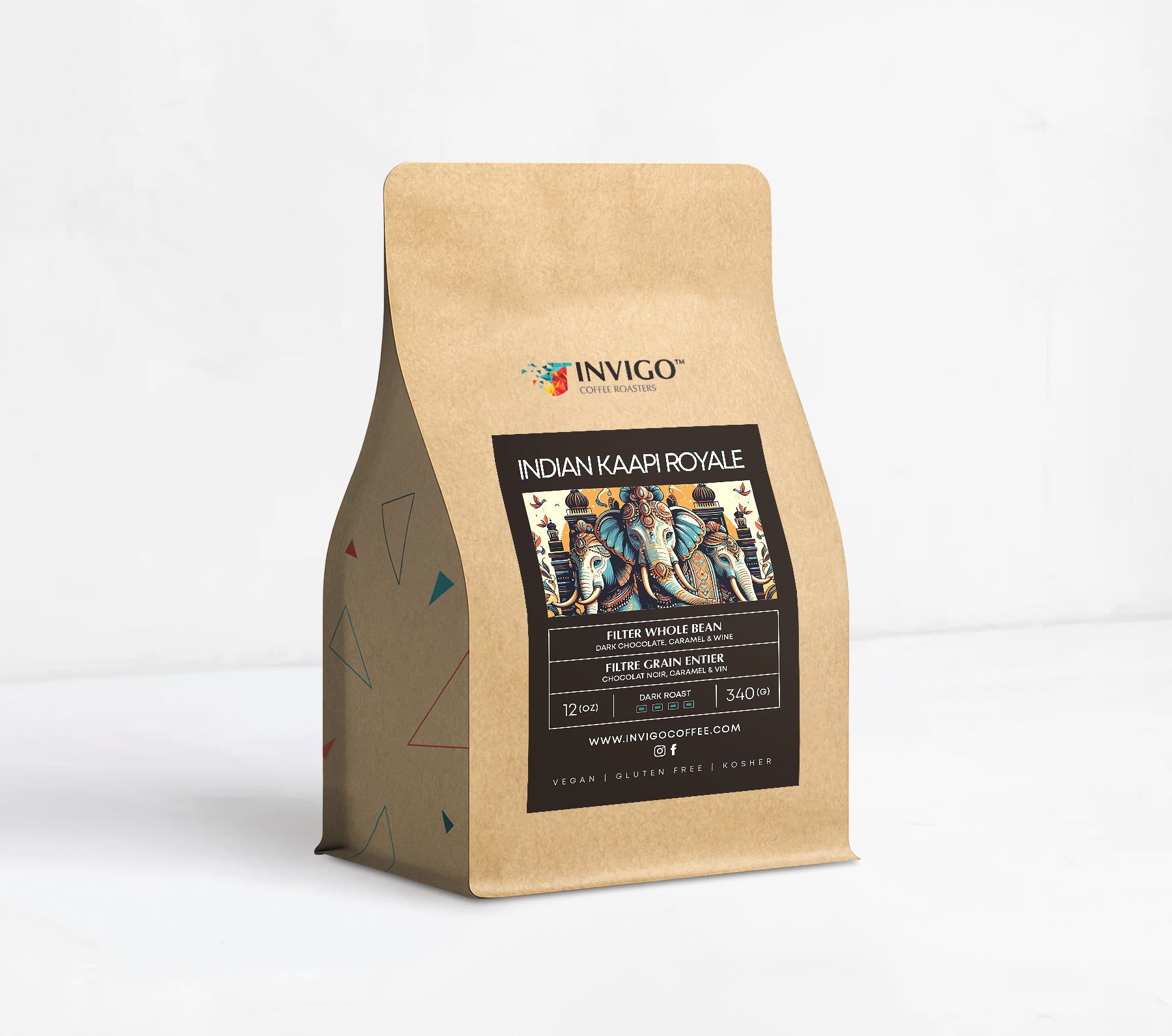Indian Kaapi Royale Coffee - Dark Roast Coffee – Invigo Coffee Roasters