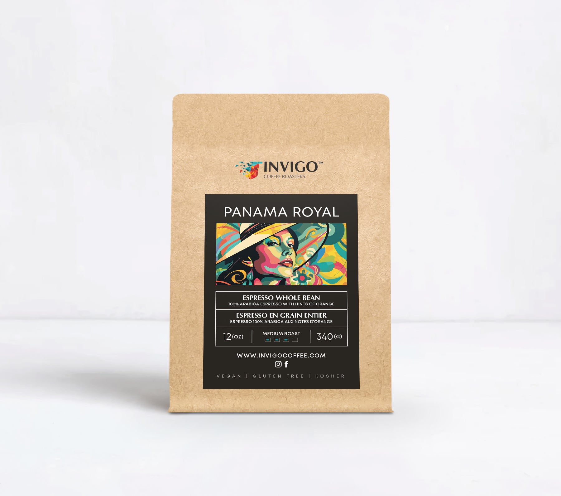 Panama Royal Espresso: Arabica Coffee + Hints of Orange – Invigo Coffee ...